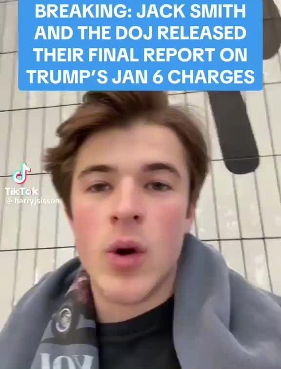 BREAKING: JACK SMITH AND THE DOJ RELEASED THEIR FINAL REPORT ON I TRUMP ...