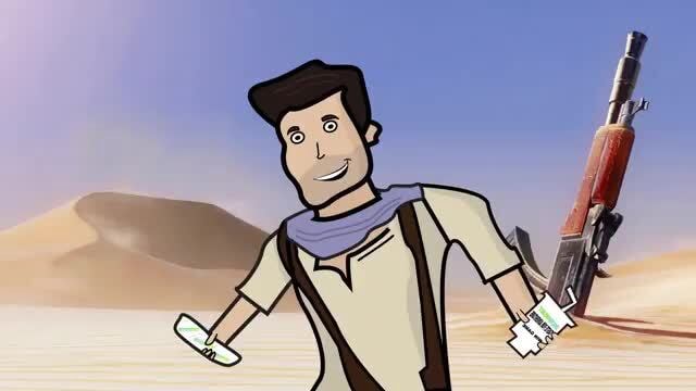 Nathan Drake Uncharted 3 Subway Taste for adventure commercial - iFunny