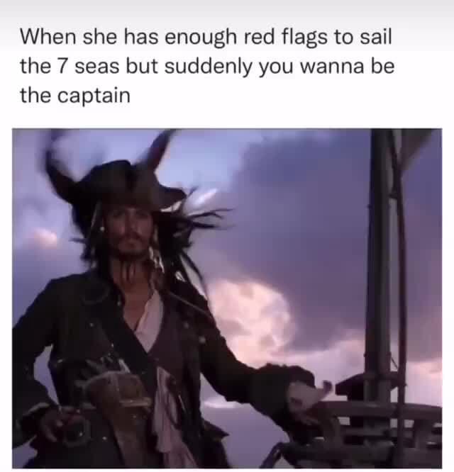 When She Has Enough Red Flags To Sail The 7 Seas But Suddenly You Wanna Be The Captain Ifunny