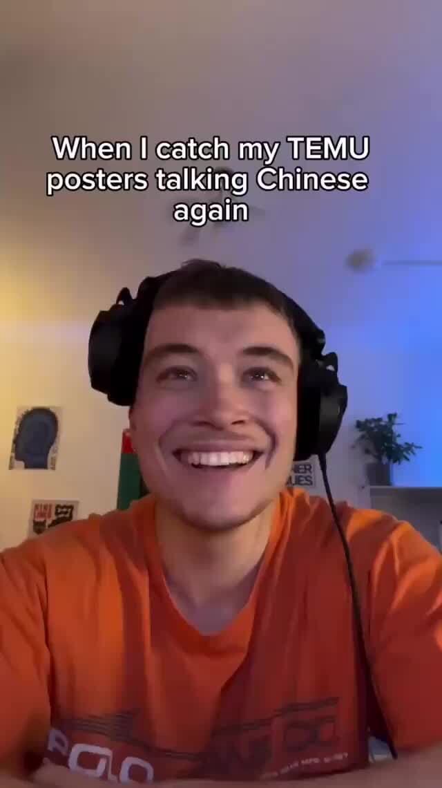 When catch my TEMU posters talking Chinese again - iFunny