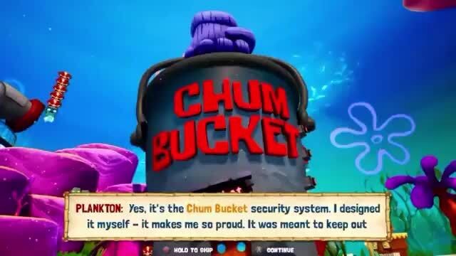 PLANKTON: Yes, it's the security system. I designed it myself it makes ...