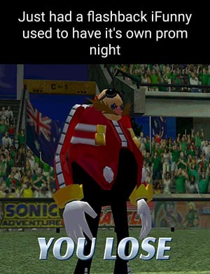 Just had a flashback iFunny used to have it's own prom night - iFunny