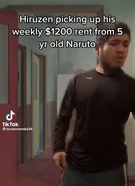 Hiruzen picking up his weekly $1200 rent from 5 yr old Naruto ff Tik ...