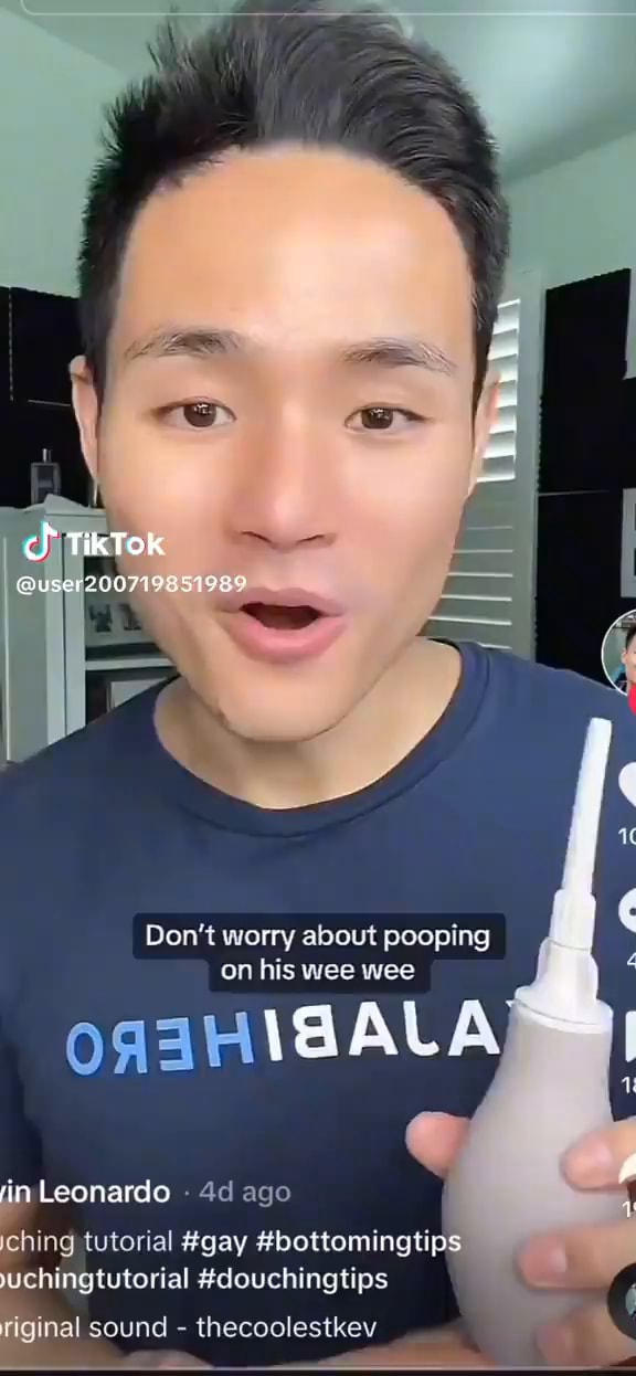 Ch TikTok Don't worry about pooping on his wee wee in fin Leonardo ago ...