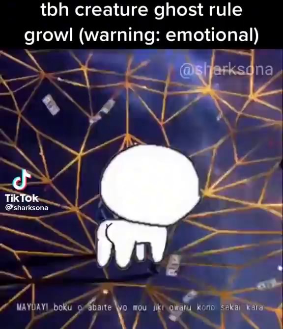 Tbh creature ghost rule growl (warning: emotional) @sharksona boku 9 ...