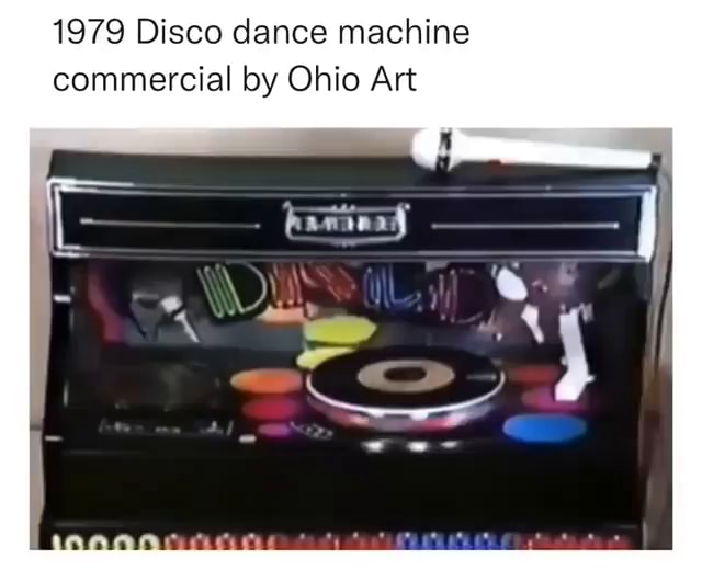 1979 Disco dance machine commercial by Ohio Art - iFunny