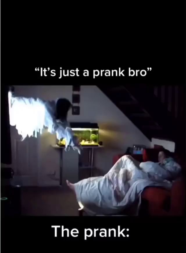 "It's just prank bro" The prank: - iFunny