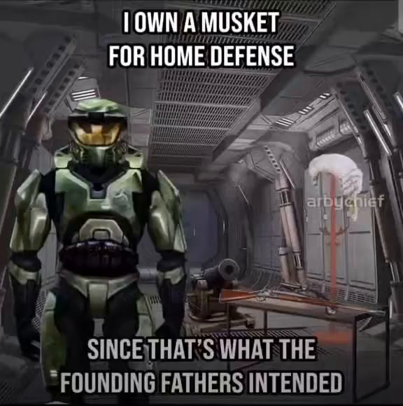 MUSKET FOR HOME DEFENSE SINCE,THAT' WHAT THE * FOUNDING FATHERS ...