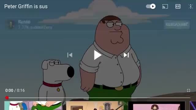 Peter Griffin is sus - Peter Griffin is sus - iFunny