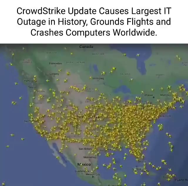CrowdStrike Update Causes Largest IT Outage in History, Grounds Flights ...