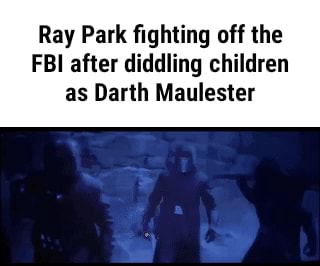 Ray Park fighting off the FBI after diddling children as Darth ...