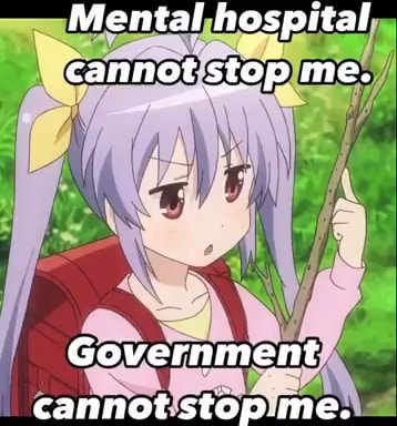 Mental hospital 'cannot stop me. Government cannot stop. me. - iFunny